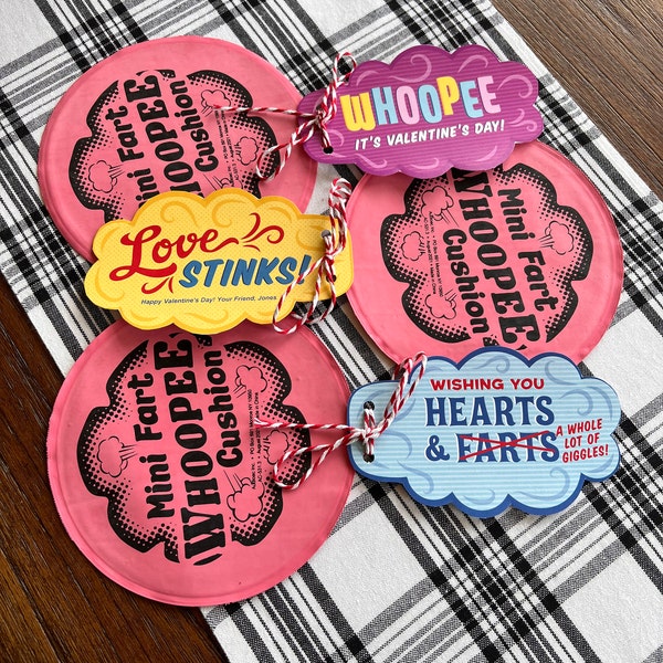 Whoopee Cushion Kids Valentine Printable - Kids Valentines, School ...
