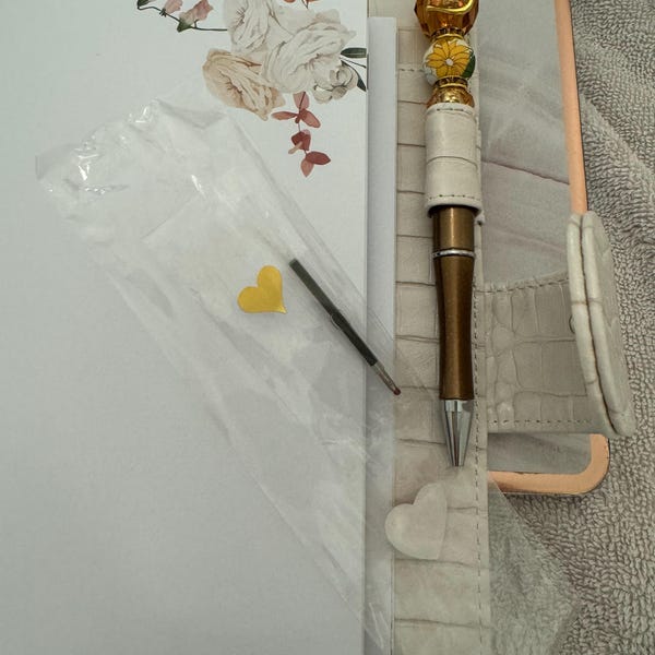 Ivory Pearl Gold Wedding Guest Book Pen, Sign in Table Pen, Fancy ...
