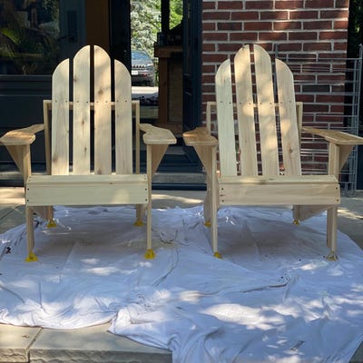 Cedar Log Adirondack Muskoka Rocking Chair Kit DIY Rocker - Etsy