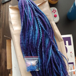 Full Set Dreads galaxy Wool Dreadlocks Gothic - Etsy