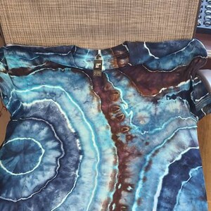 Geode Tie Dye Shirt, Psychedelic Clothing, Tye Dye Shirt, 50th Birthday ...