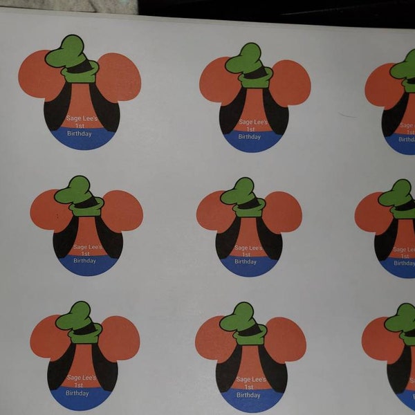 Goofy, Mickey, Mouse, Head, Icon, Ears, Digital, Download, Tshirt, Cut ...