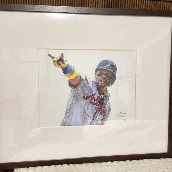Devin Hester Colored Pencil Drawing Limited Edition Print Numbered to ...
