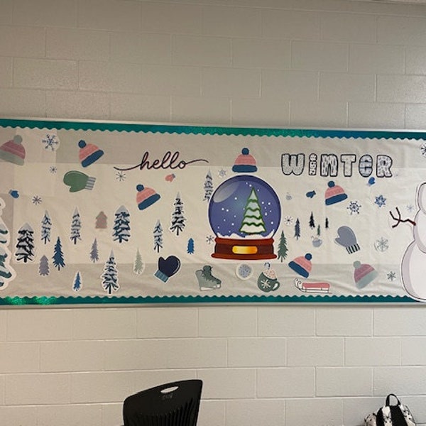 Let's Explore Printable Motivational Bulletin Board Set, Bright ...