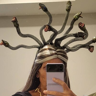 MADE TO ORDER 12 to 20 Days Medusa & Venus Flytrap Headpiece, Snake ...