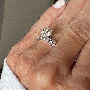 Black Crystal Gradient Diamond Ring Curved Wedding Band Rose - Etsy