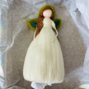 Needle Felt Little Girl Advent Spiral, Waldorf Inspired, Winter Nature ...