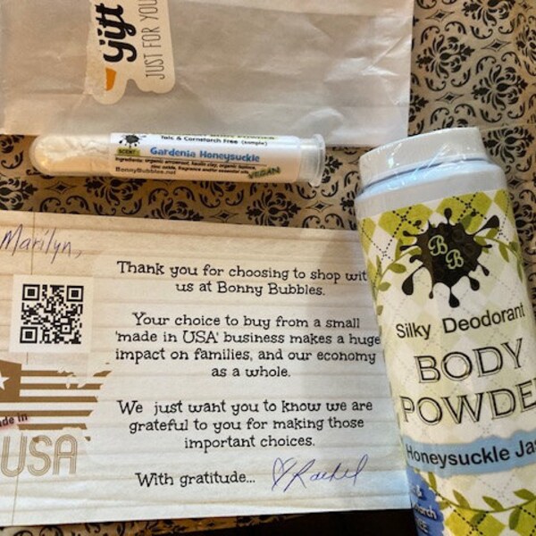 Body Powder Trio, 3 Pack Gift Set Talc Free Cornstarch Free Natural ...