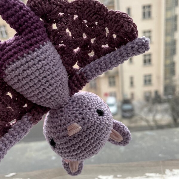 Chloe Crochet Bat Pattern, Amigurumi Bat, Crochet Bat PDF, Amigurumi ...
