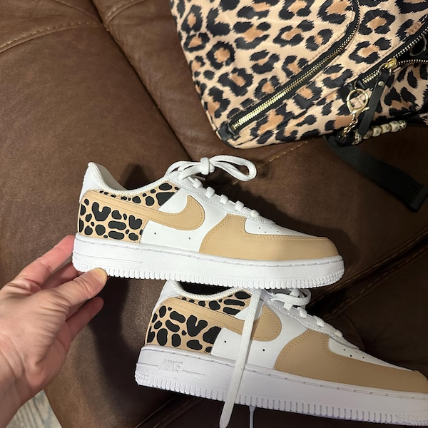 Custom Animal Print Air Force 1, Cheetah Air Force 1 - Etsy