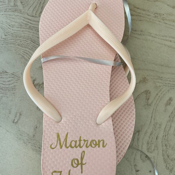 Monogrammed Flip Flops Decals | Custom Flip Flops Decals | Bridesmaid ...