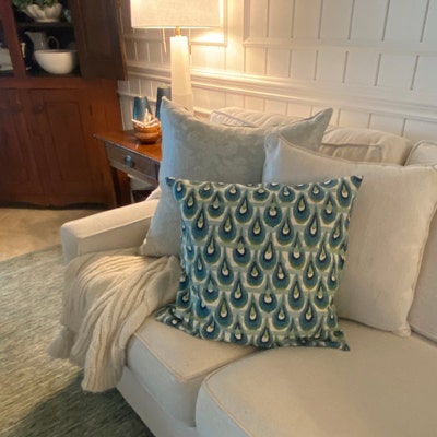 Throw Pillow Cover Make It Rain Nectar by Kelly Ripa Multicolor Pillow ...