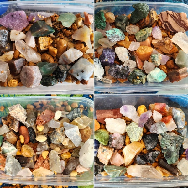 Gemstone Identification Chart - 6x9 Glossed! Raw Gem Reference | by ...