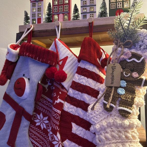 Christmas Stocking - Handmade Stockings - Nellas Cottage - Farmhouse ...