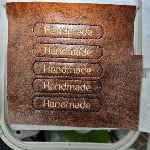 Handmade Tag 4 X 4 ITH DIGITAL FILE Only for Embroidery Machines Bag ...