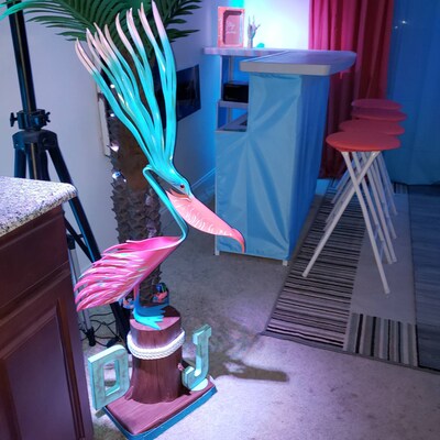 Aubrey the PVC Pelican With Acrylic Eyes and Stand Yard Art - Etsy