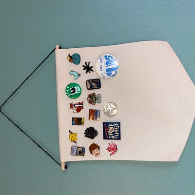 Enamel Pin Display Banner Multiple Sizes Badge Display - Etsy