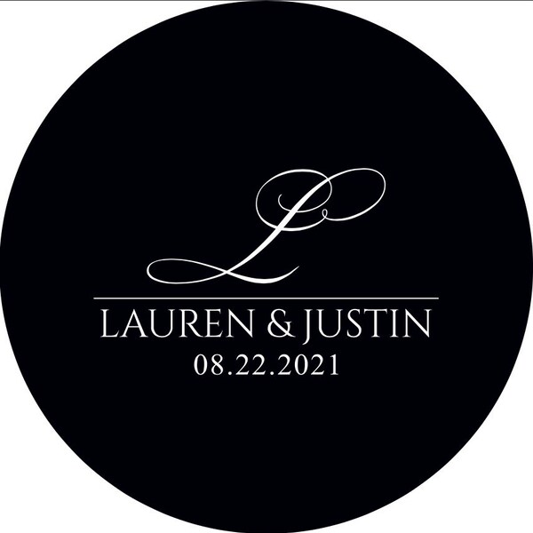 Monogram for Wedding, Gobo Monogram, Wedding Gobo Monogram, Static Gobo ...