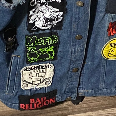 Barcode DIY Patch Punk Crust Black Flag off Leftover Crack Oi - Etsy