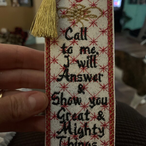 PSALM BOOKMARKS - Set of Four - in the Hoop Machine Embroidery - Etsy