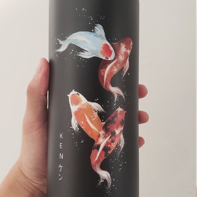 Custom Great Wave / Koi Fish Af1's af1's Design - Etsy