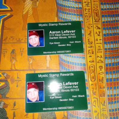 Kids Custom ID Card - Etsy