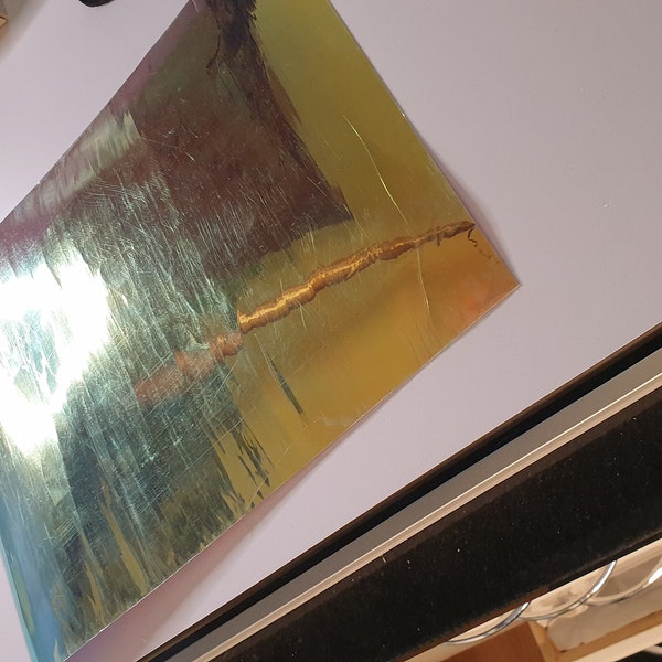 Transparent Rainbow Film PVC Laser Illusion Film Paper DIY Luggage ...