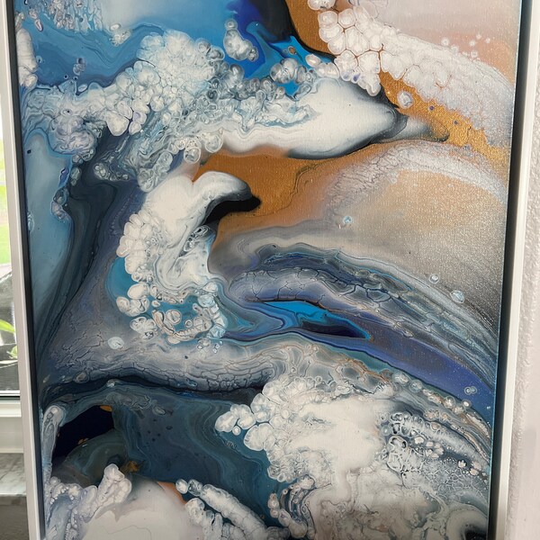 Tangled Clouds Large Original Hand Made Artwork by Molly's Artistry 24 ...