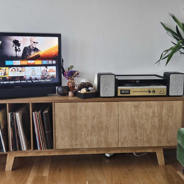 Sideboard Vinyl, Media Console, Tv Möbel, TV Unit, TV Console Vinyl ...