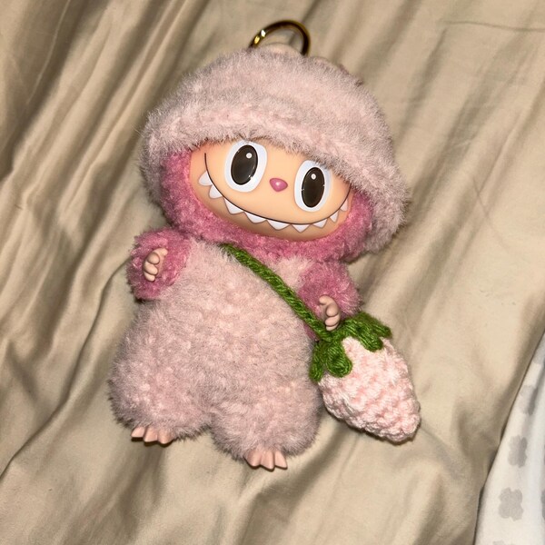 Labubu Crochet Frog Clothes - Etsy