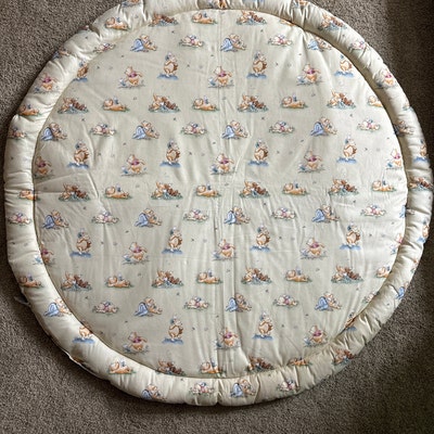 ON SALE Fox in the Woods Deer and Dot Baby Roundies Round Rug Tummy ...