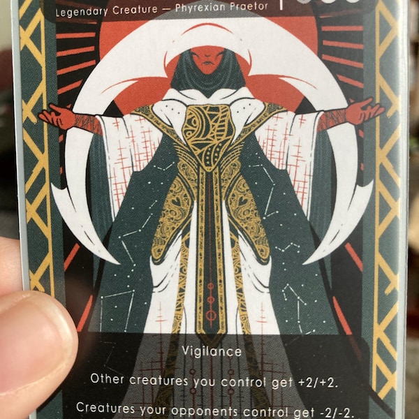 Jin Gitaxias Progress Tyrant Proxy For Magic The Gathering Etsy 0052