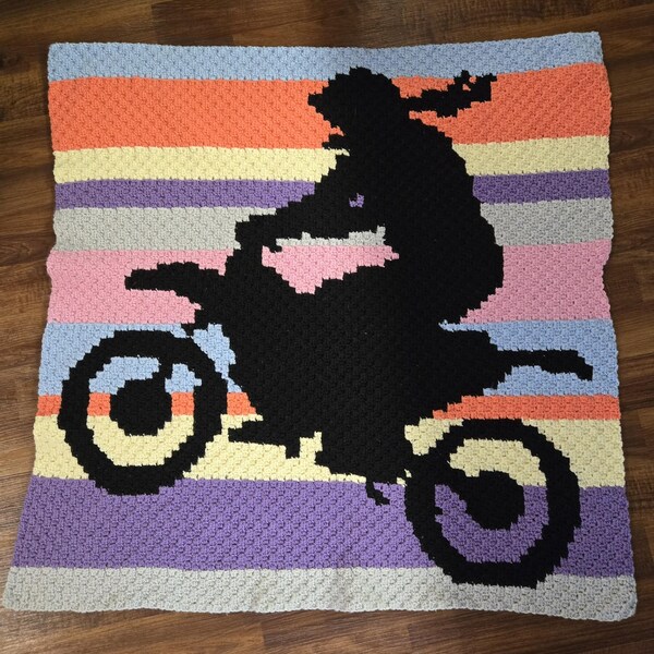 Letter Kids Afghan Times Font C2C Crochet Pattern, Written Row Counts ...