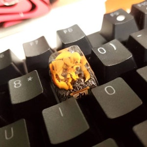 Kawaii Rabbit Carrot Cute Keycap Inspired Resin Artisan - Etsy