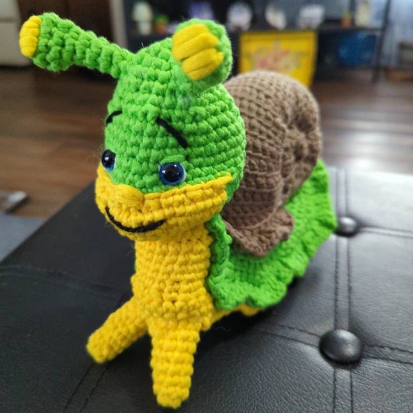 Crochet Pattern Snail Amigurumi PDF File in ENG and German - Etsy