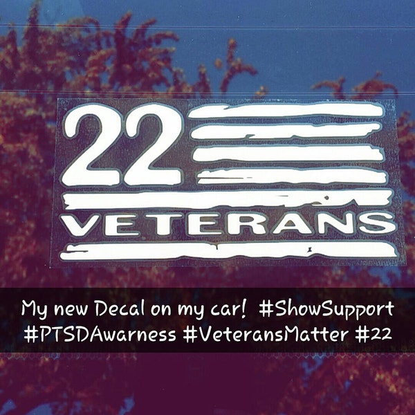 Stop the Twenty-two 22 Veteran Military Suicide Awareness Prevention ...