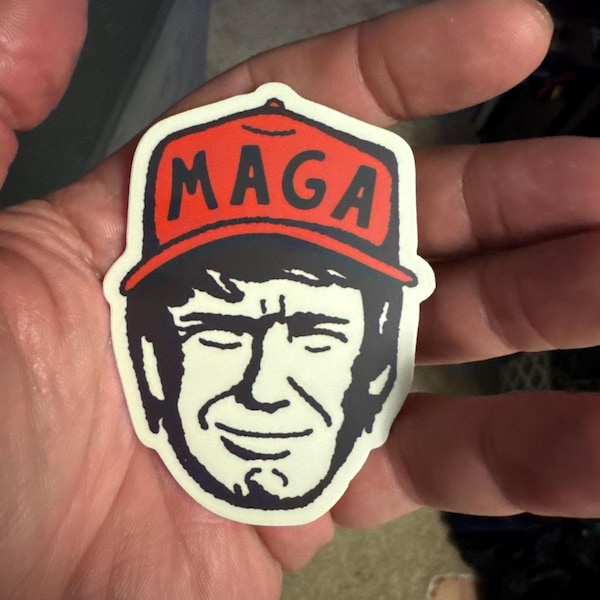 TRUMP STICKER 3x3 - Donald Trump Sticker No.4 - Sticker Mule - MAGA ...