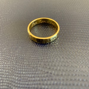 Actual Handwriting Ring / Custom Name Ring / Anniversary Rings | Etsy