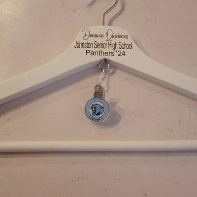 Custom Engraved Wooden Hanger, Graduation, Clothing Hanger, Cap Hanger ...