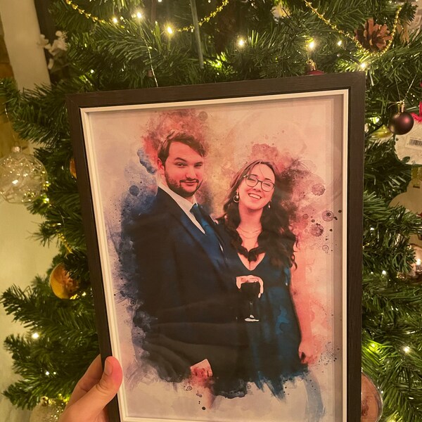 Custom Family Portrait, Personalised Painting From Photo, Custom Family ...