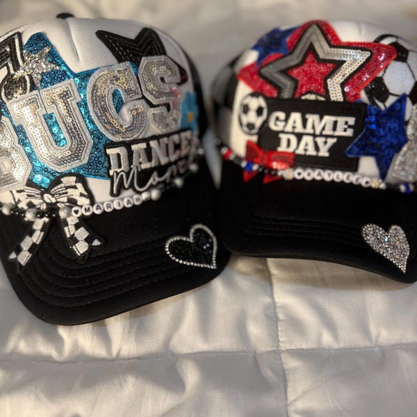 Sports Mom Trucker Hat, Custom Hat With Patches, Baseball Mama Gift for Her, Basketball Mom ...