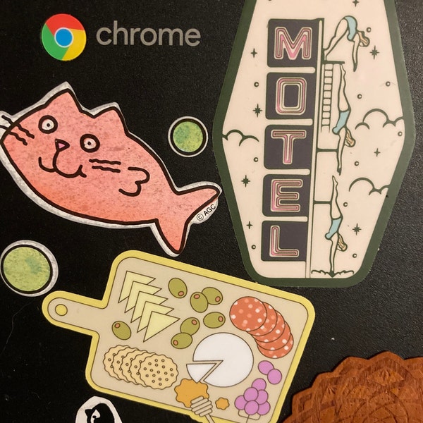 Mesa Diving Lady Motel Vinyl Sticker - Etsy