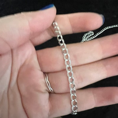 Texture Long and Short Chain by Foot in Sterling Silver, Gold Filled ...