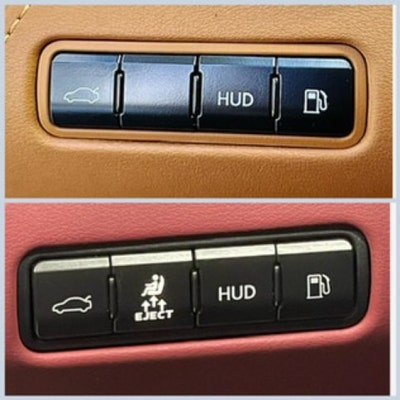 Eject Button Decal, Car Decal, Eject Passenger Button, Blank Button ...