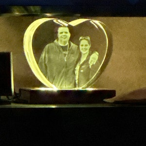 3D Laser Gifts® Personalized Memorial Glass, in Loving Memory, Sympathy ...