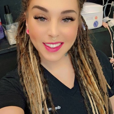 Curly Dreads Ombre Brown to Light Brown Dreads Double Ended or Single ...