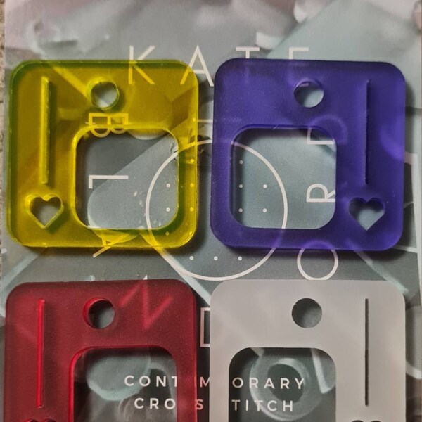 ACRYLIC Thread Drops | Floss Drops | Organiser Drop for Cross Stitch ...