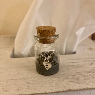 Glass Cork Bottles 3 Clear Container Jars Cylinder With Cork Small ...