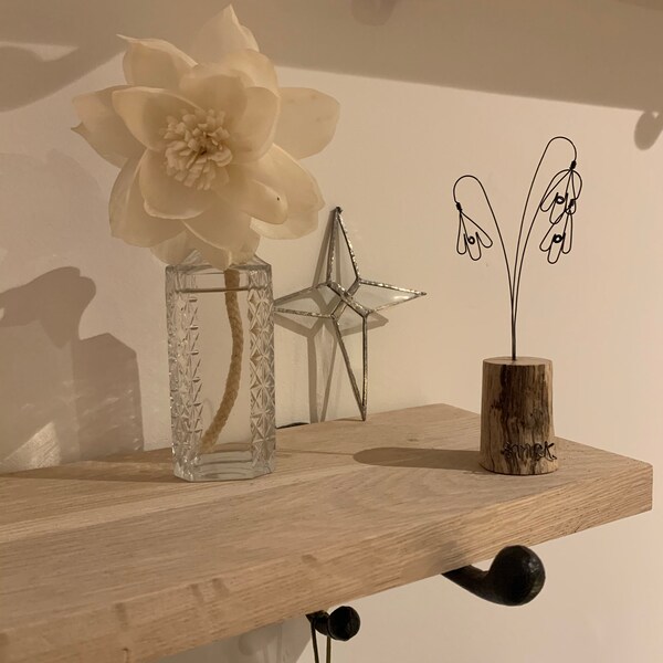 Wire Flower Meadow in a Wire Frame/flowers/seed Heads & Grasses/wire ...