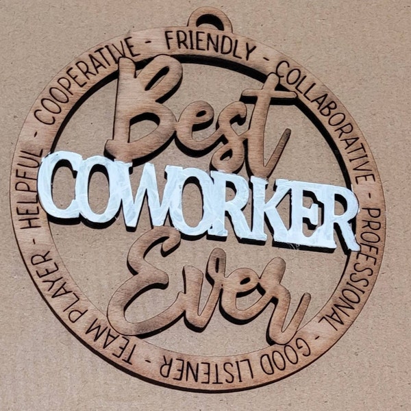 Coworker Gift Svg, Best Coworker Ever Digital File, Officemate Gift ...